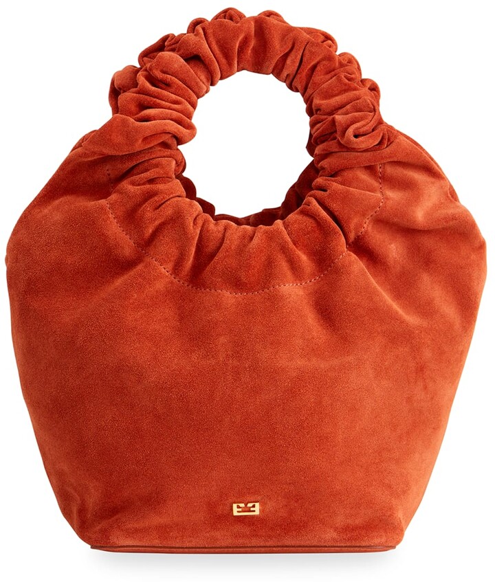 Frame Le Scrunch Mini Leather Top-Handle Bag - ShopStyle