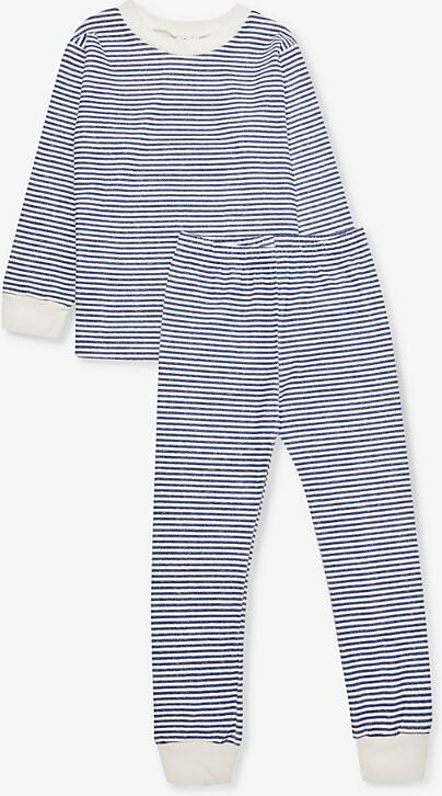 Sleepy Doe Marl Stripe Stripe-print cotton pyjama set 1-9 years 5-6 ...