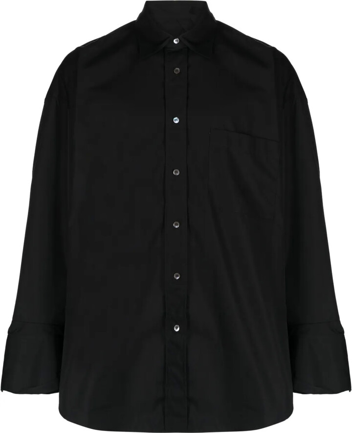 marina yee Oversized String Shirt - ShopStyle Tops