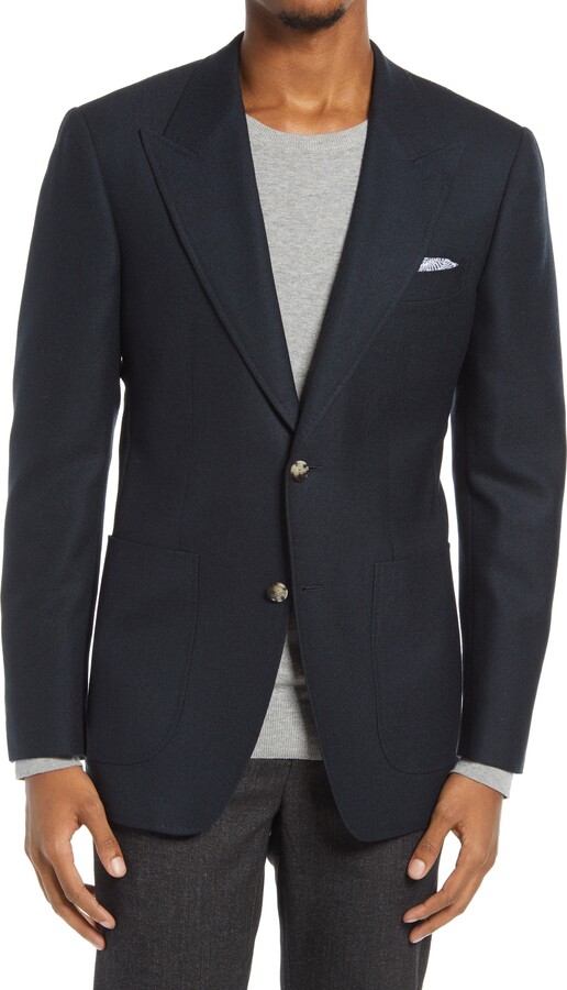Suitsupply Solid Wool Sport Coat - ShopStyle