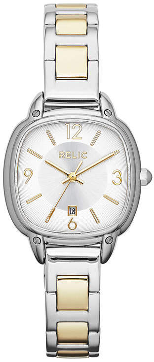 Fossil RELIC BY Relic By Womens Two Tone Strap Watch-Zr34244 ...