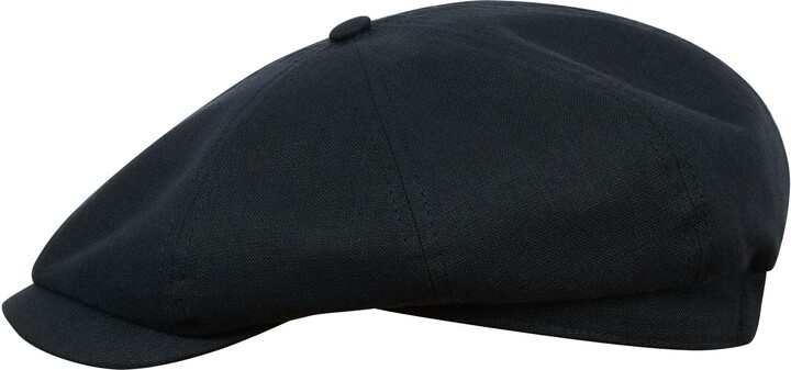 Sterkowski Rowdy Flat Cap for Men and Women | 100% Linen Newsboy Cap ...