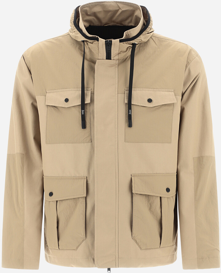 Herno Field Jacket In Delon & Ultralight Crease - ShopStyle