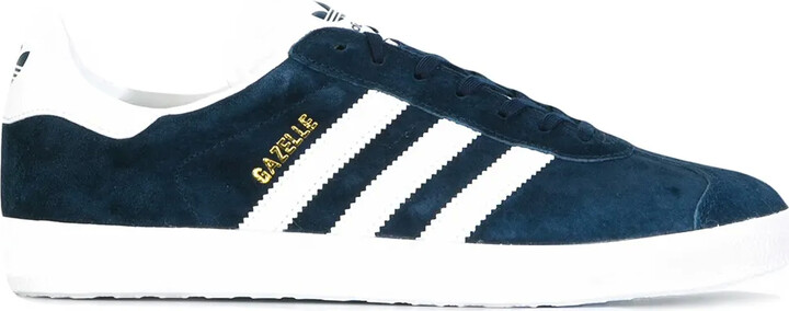 adidas Gazelle "Navy Blue/White" sneakers - ShopStyle