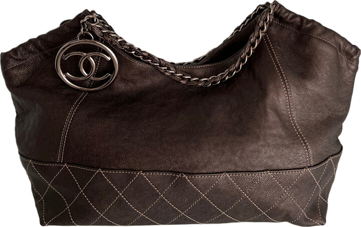 Chanel Coco Cabas leather tote - ShopStyle