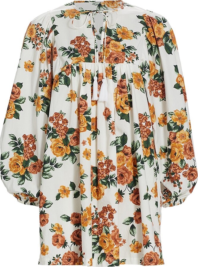 MILLE Daisy Empire-Waist Mini Dress - ShopStyle