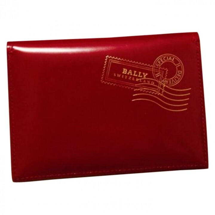 Bally red Patent leather Wallets - ShopStyle