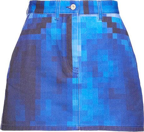 Loewe Pixelated Mini Skirt - ShopStyle