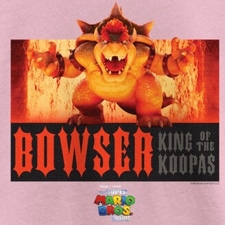 Nintendo Girl's The Super Mario Bros. Movie Bowser King of the Koopas ...