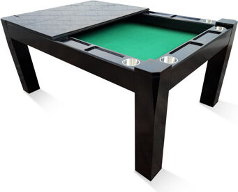 Game Theory Tables Gtt Origins Black Gloss Game Table For 8 Players, 72 ...