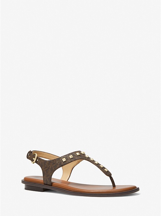 Niko Studded Logo Sandal - ShopStyle