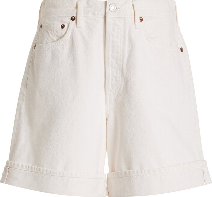 AGOLDE Dame High-Rise Denim Shorts - ShopStyle