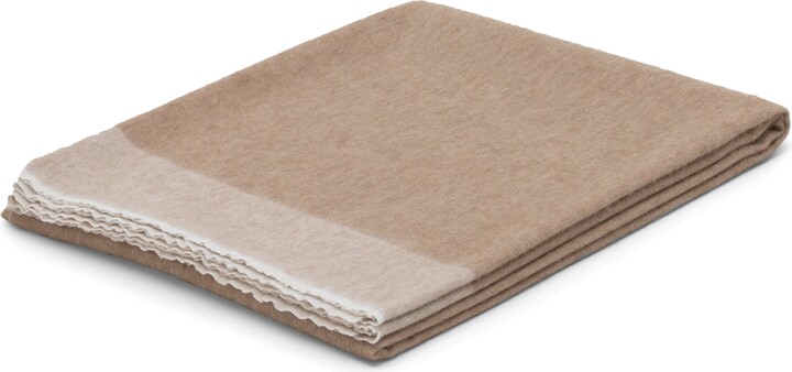 Begg x Co Cashmere Arran Border Blanket - ShopStyle