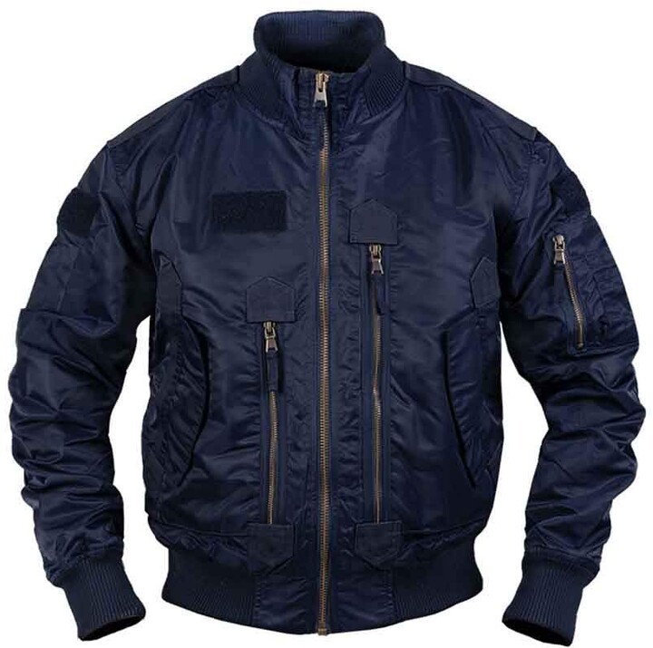 Mil Tec Mil-Tec US Tactical Flight Jacket (Dark Blue/XXL) - ShopStyle
