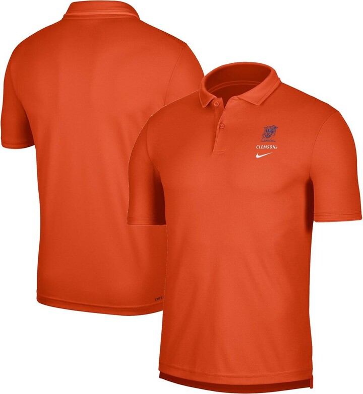 Nike Men's Orange Clemson Tigers Uv Performance Polo Shirt - ShopStyle