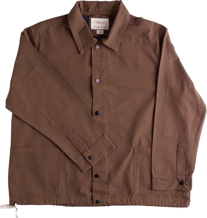 Uskees Men's Brown 3013 Coach Jacket – Chocolate - ShopStyle