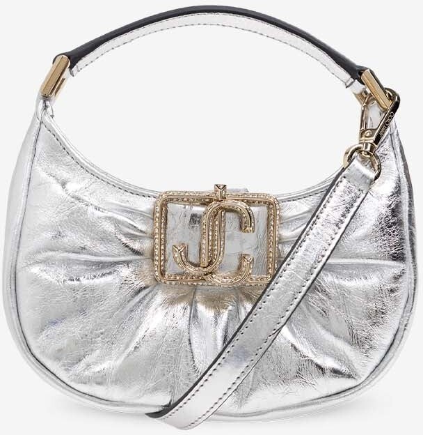 Jimmy Choo Mini Edie Metallic Hobo Bag - ShopStyle