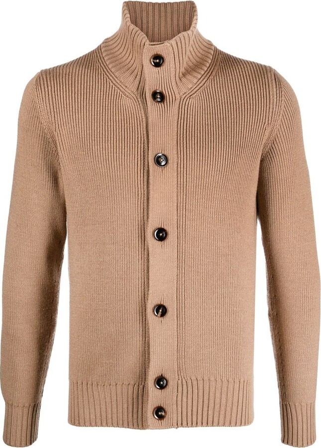 Tom Ford Knitted High-Neck Cardigan - ShopStyle