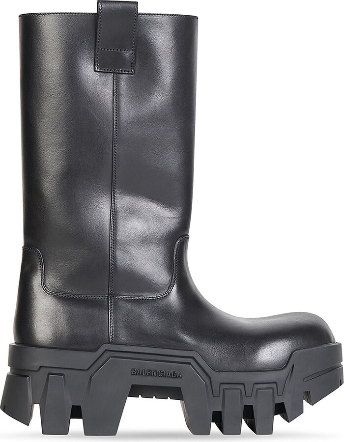 Balenciaga Women's Bulldozer Boot - Black - Size 7 - ShopStyle