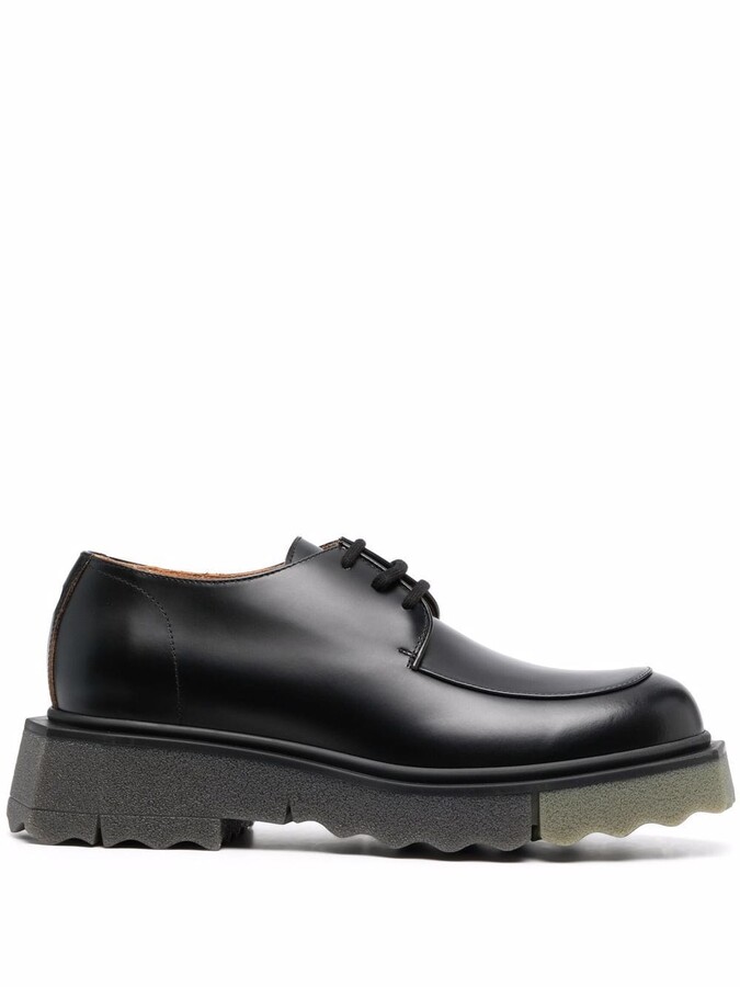 Off-White sponge-sole Derby shoes - ShopStyle