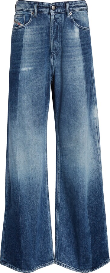 Diesel 1996 D-Sire Low Rise Wide Leg Jeans - ShopStyle