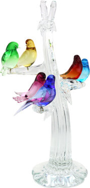 Murano Art Collection Murano Glass Tree with 6 Birds - ShopStyle Vases