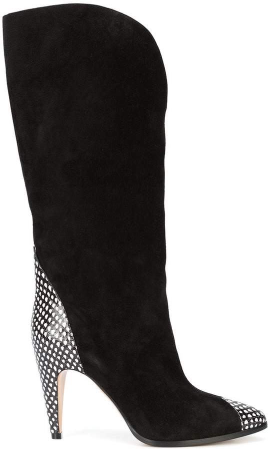 Givenchy python trimmed boots - ShopStyle