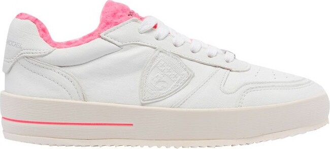 Philippe Model Logo Patch Low-Top Sneakers - ShopStyle