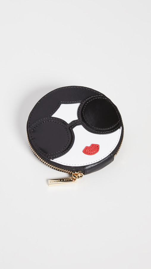 Alice + Olivia Stace Face Circular Coin Pouch - ShopStyle Bags