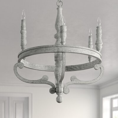 Kelly Clarkson Home Lauritzen 6 - Light Wagon Wheel Chandelier - ShopStyle