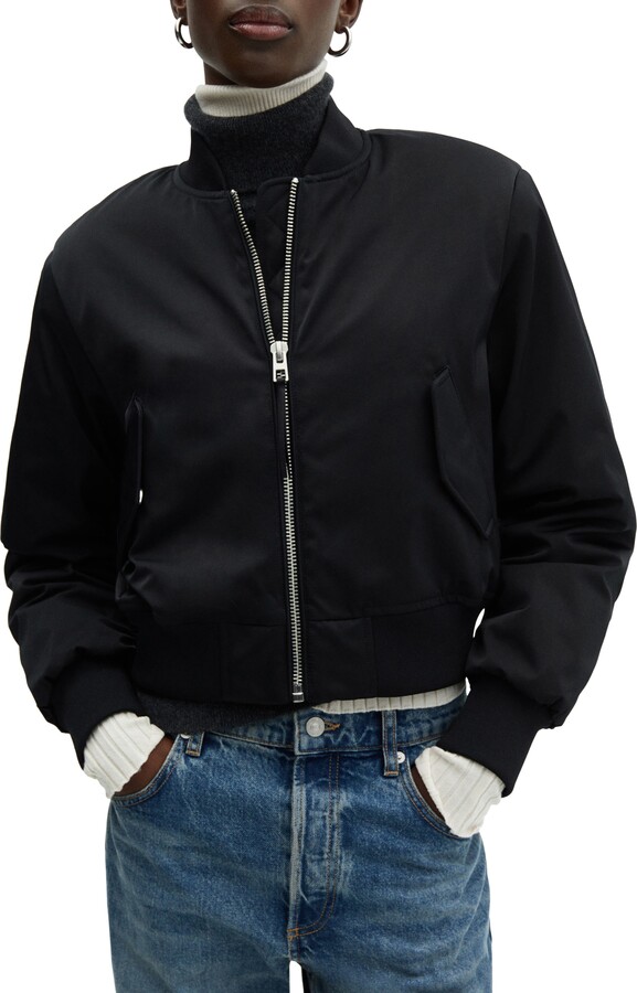 MANGO Oversize Bomber Jacket - ShopStyle