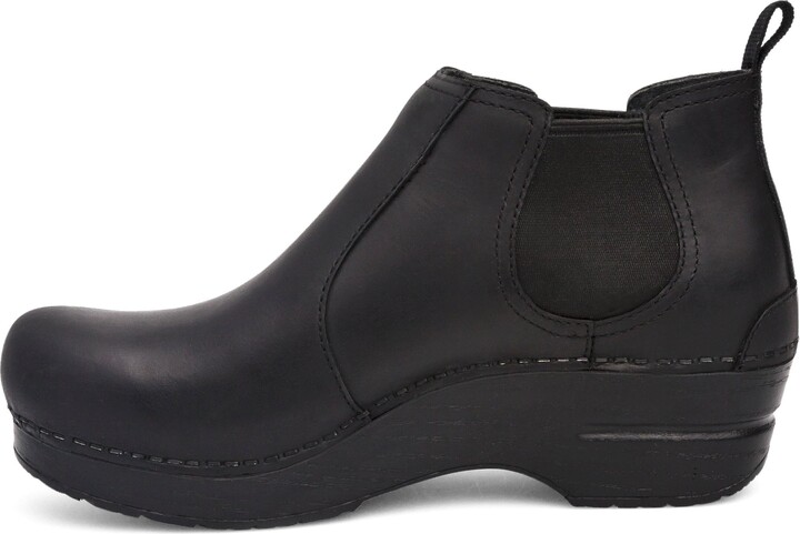 Dansko Frankie Classic Stapled Clog in Ankle Boot Style - Anti-Fatigue ...