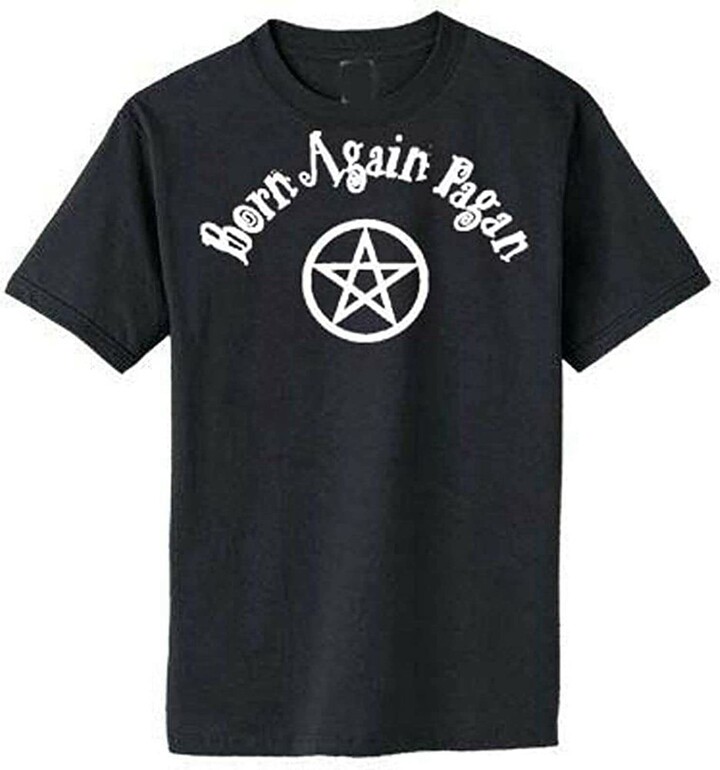 EXPIRE Born Again Pagan T Shirt Mens - Witchcraft Crowley Wicca Witch ...