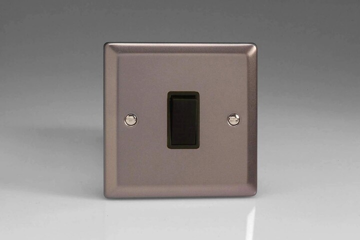 Varilight XR1B Rocker Switches 1-Gang Pewter Effect Black - ShopStyle ...