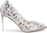 Steve Madden Farah Iridescent Transparent Stiletto Pumps - ShopStyle