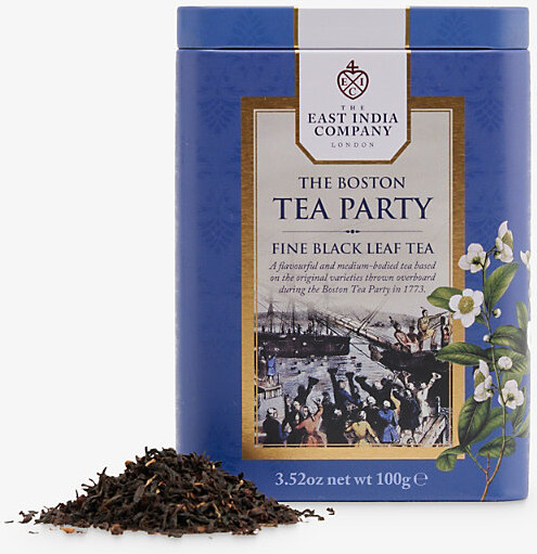 The East India Company the Boston Tea Party Loose-leaf Black Caddy 100g ...