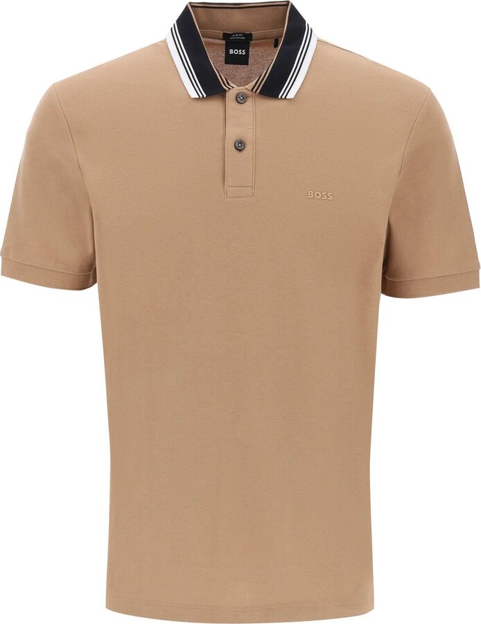 HUGO BOSS Phillipson slim fit polo shirt - ShopStyle