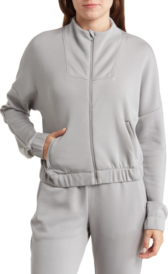 90 Degree By Reflex Scuba Knit Zip Jacket - ShopStyle