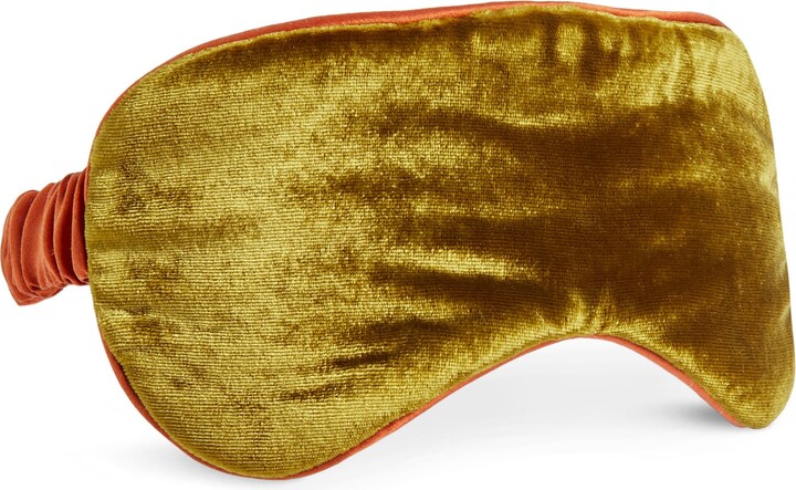 Women's Yellow / Orange Mirari Life Silk Velvet Eye Mask- Hema ...