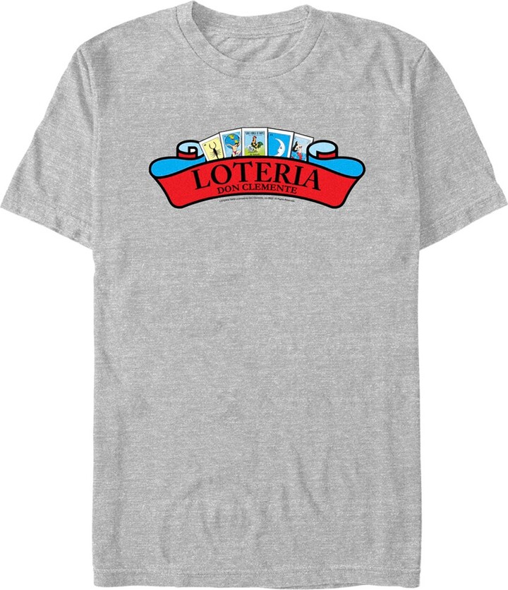 Men's Loteria Don Clemente Card Game Logo T-Shirt - Athletic Heather ...
