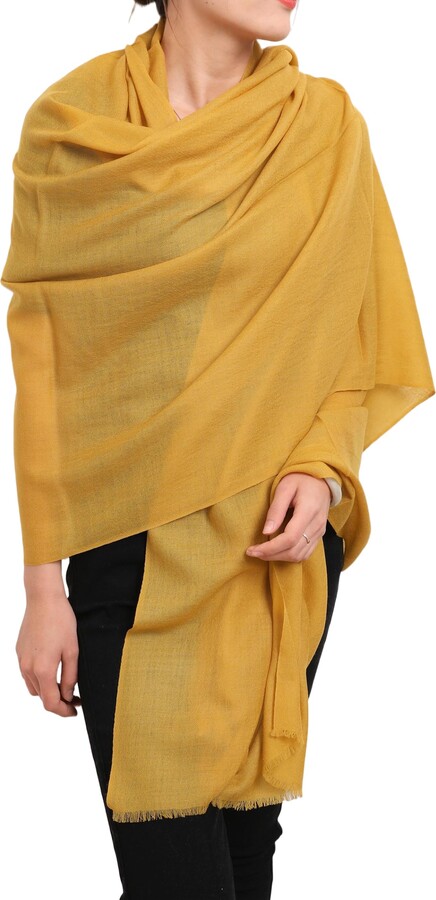 Prettystern Women's Extra Large XXL Pashmina Scarf 100% Wool Warm ...