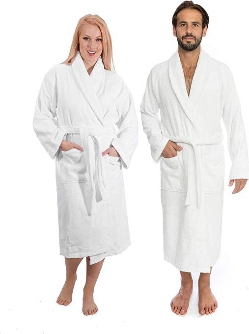 Classic Turkish Towels Shawl Cotton Terry Cloth Bath Robe - ShopStyle