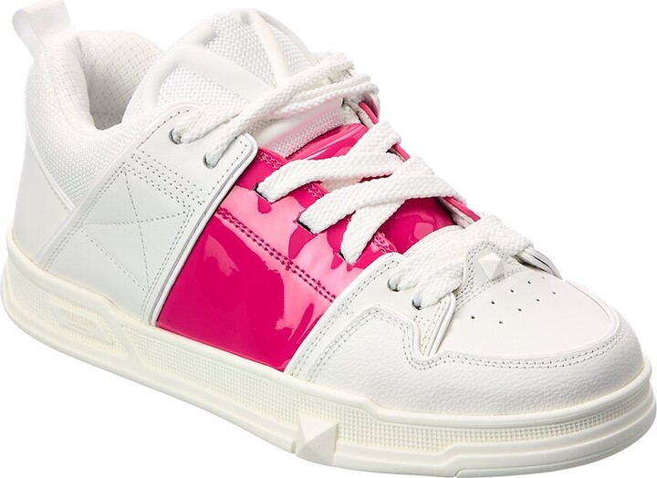 Valentino Roman Stud Leather Sneaker - ShopStyle