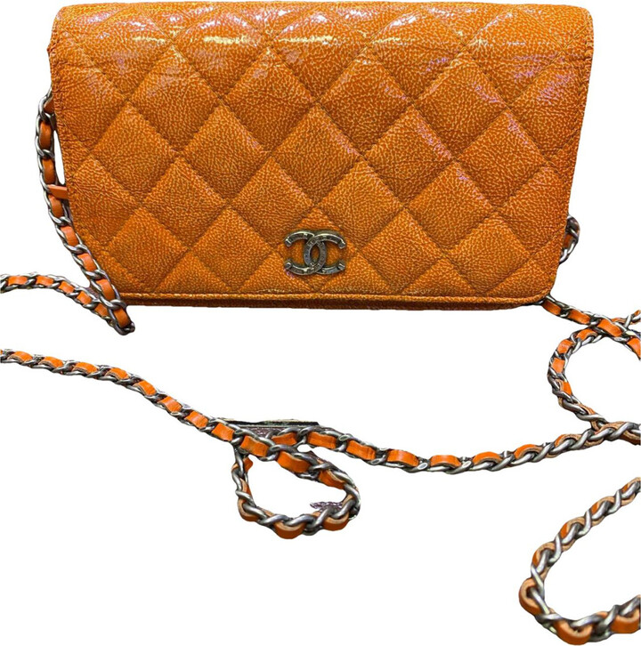 Chanel Wallet On Chain Timeless/Classique patent leather crossbody bag ...