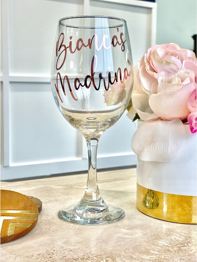 Etsy Madrina Wine Glass, Best Friend Gift, Nina, Godmother Propuesta ...