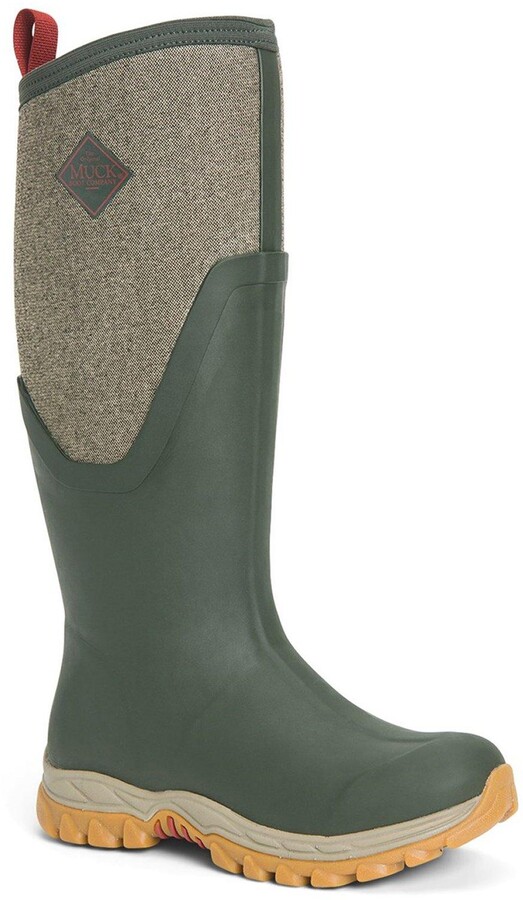 Muck Boots Arctic Sport Tall Wellington Boots - Olive - ShopStyle