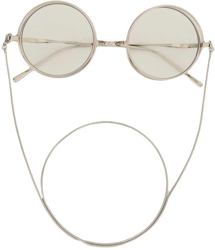 Percy Lau Double Round-Frame Glasses - ShopStyle Sunglasses