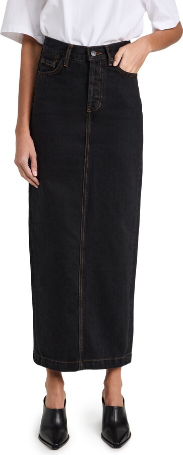 Wardrobe NYC Denim Column Skirt - ShopStyle