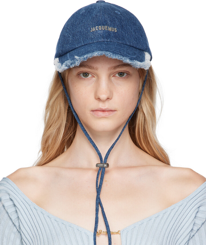 Jacquemus Blue Le Chouchou 'La Casquette Artichaut' Denim Cap ...