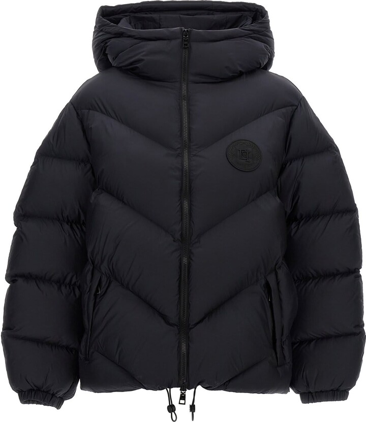 Elisabetta Franchi Oversized Down Jacket - ShopStyle